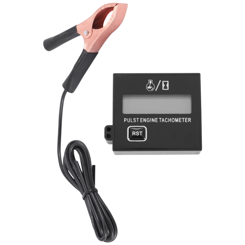 (FSGU) New Gasoline Digital Engine Tachometer Inductive Pulse ...