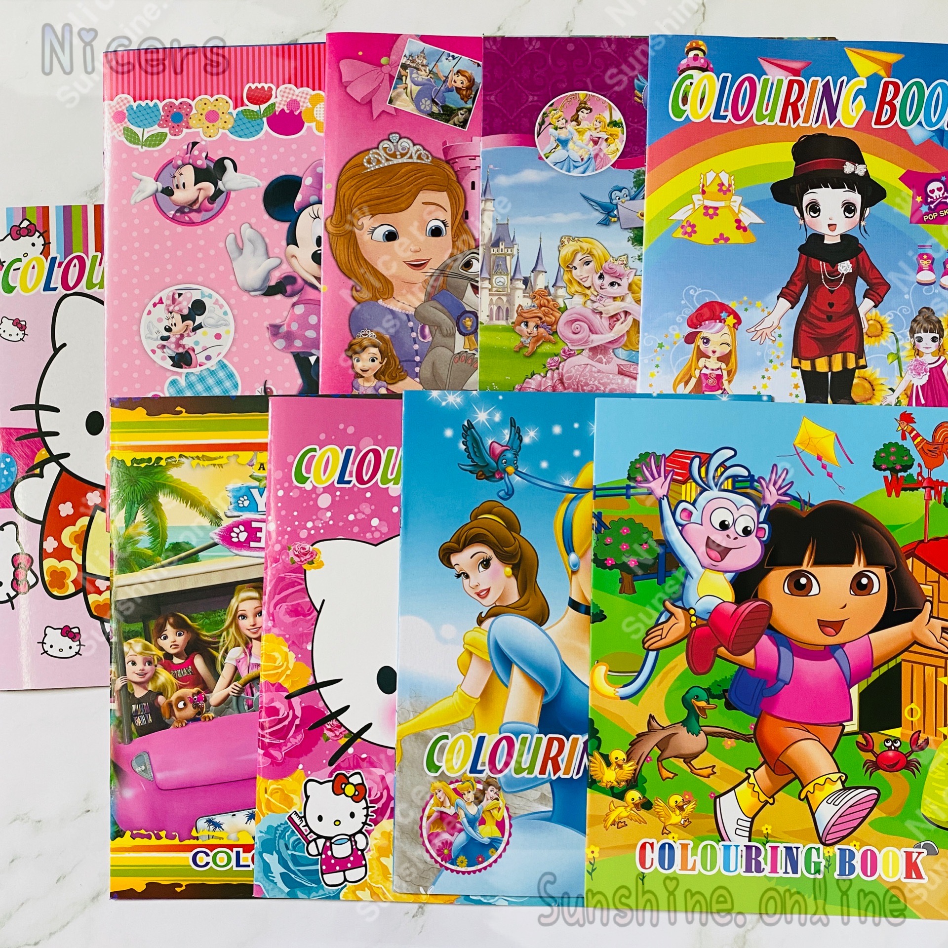 Asstd. Character coloring book with stickers | Lazada PH