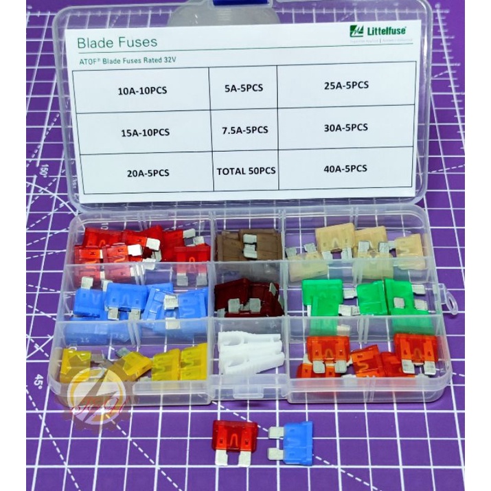 ORIGINAL PEC JAPAN & LITTELFUSE USA MICRO / MINI / MEDIA BLADE FUSE BOX ...