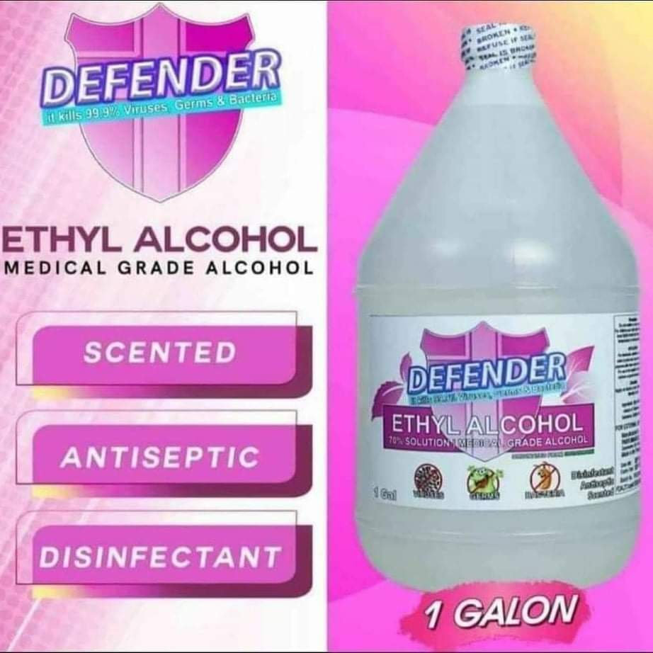 DEFENDER ETHYL ALCOHOL 3.2LITER (1 GALLON) | Lazada PH