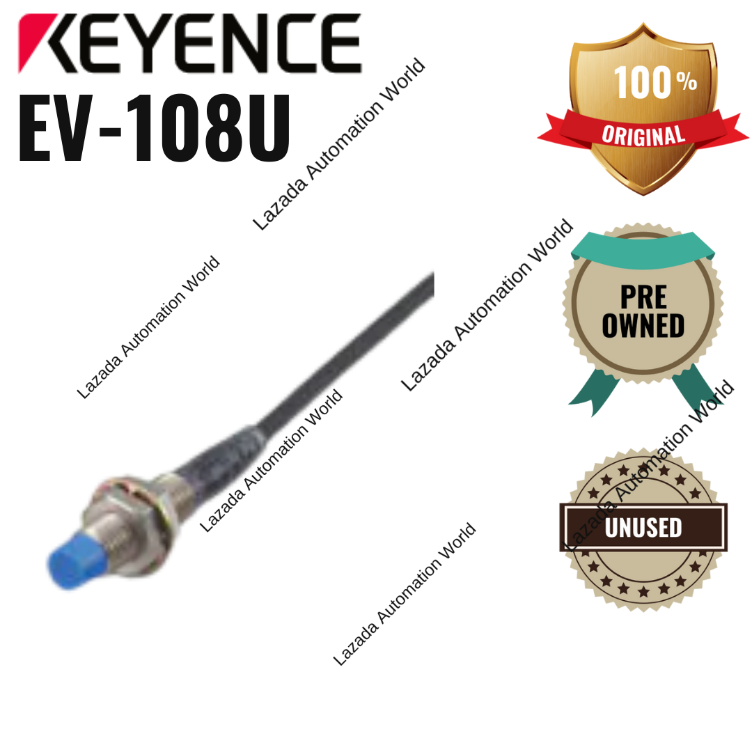 Keyence Sensor EV-108U INDUCTIVE SENSOR Unshielded Type, M8 EV108U ...