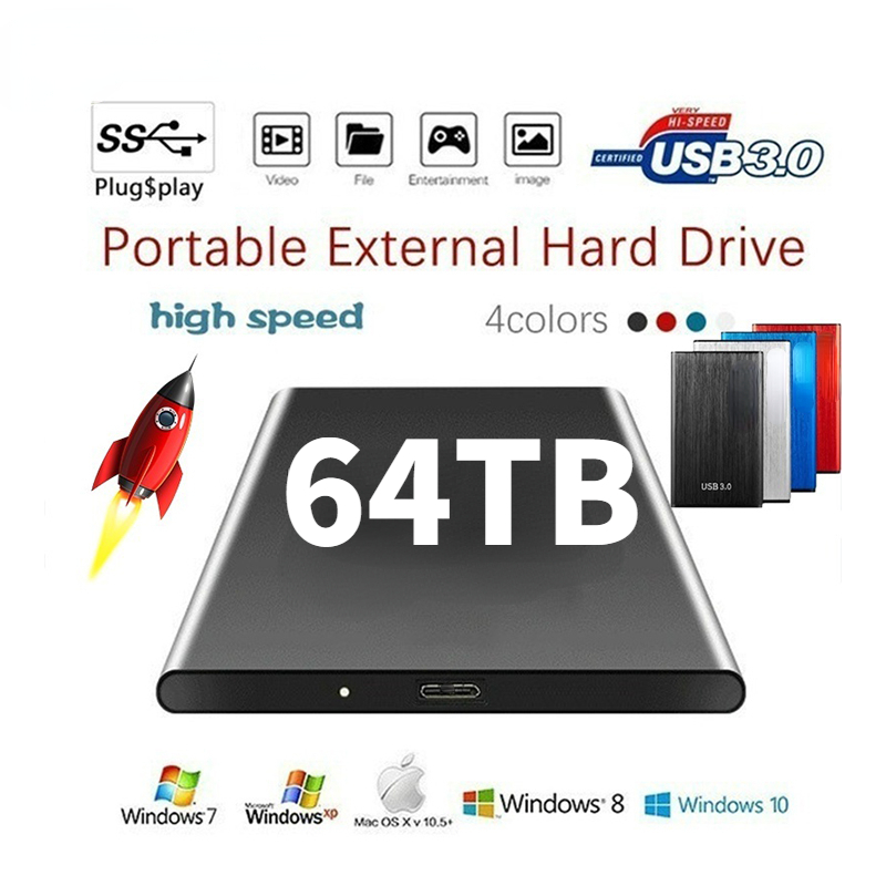Portable HDD External Hard Drive Disk Hard Drive Laptop HDD External HD ...