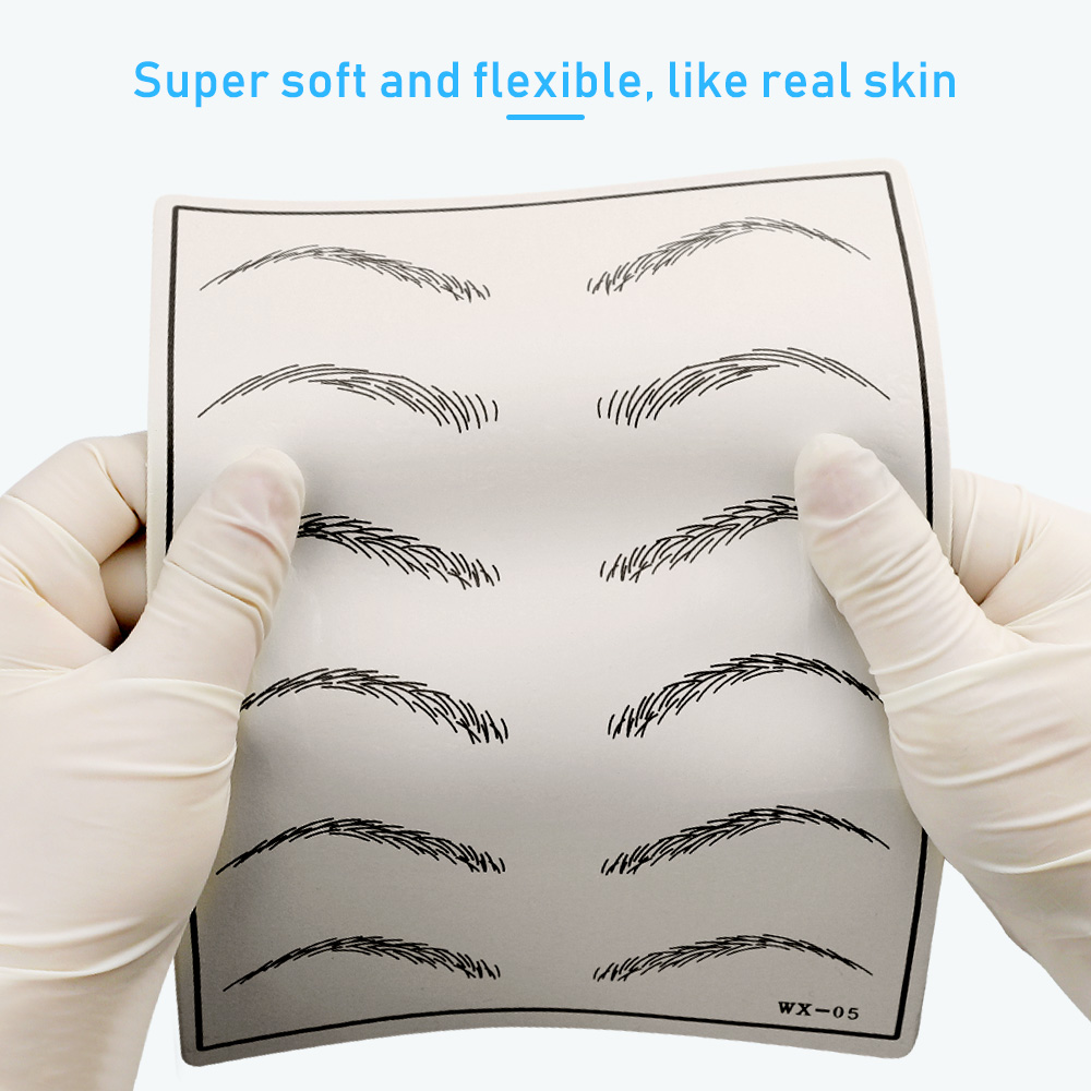 Double Side Tattoo Practice Skin Permanent Makeup Lip Tattoo Training ...