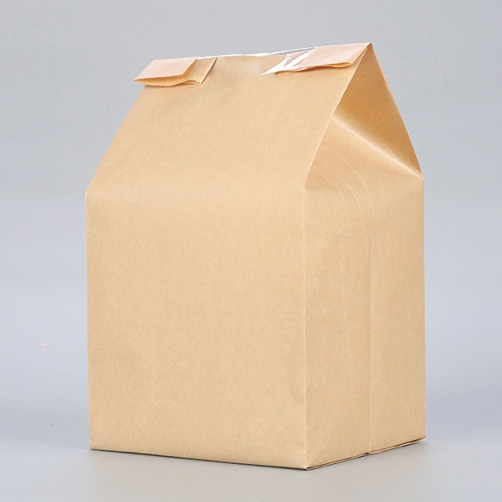 Large Paper Bakery Bag with Window Paper Paper Bread Bags 13.7x8.2x3.9 ...