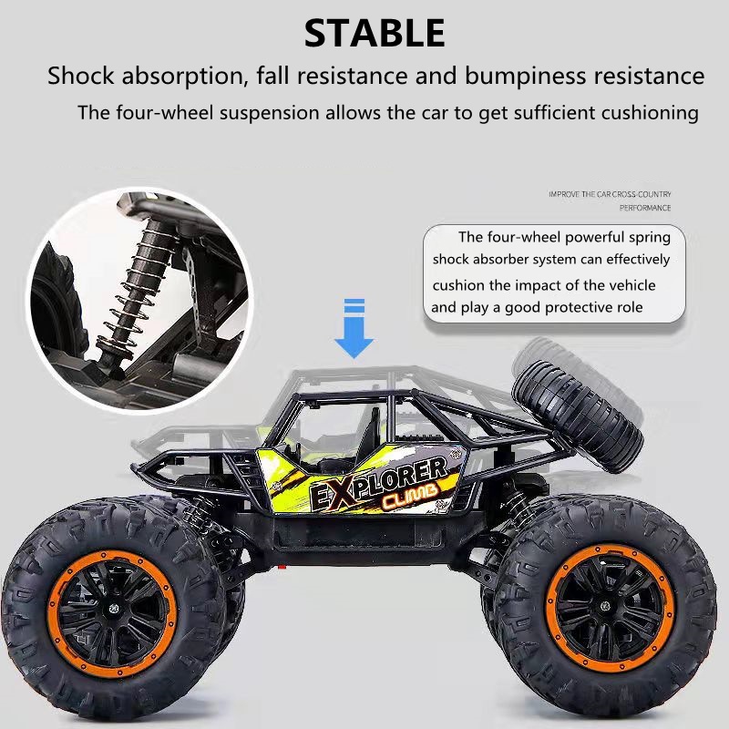 (COD)116 RC Car 20KMH 4WD Remote Control Vehicle 2.4Ghz Monster Truck ...
