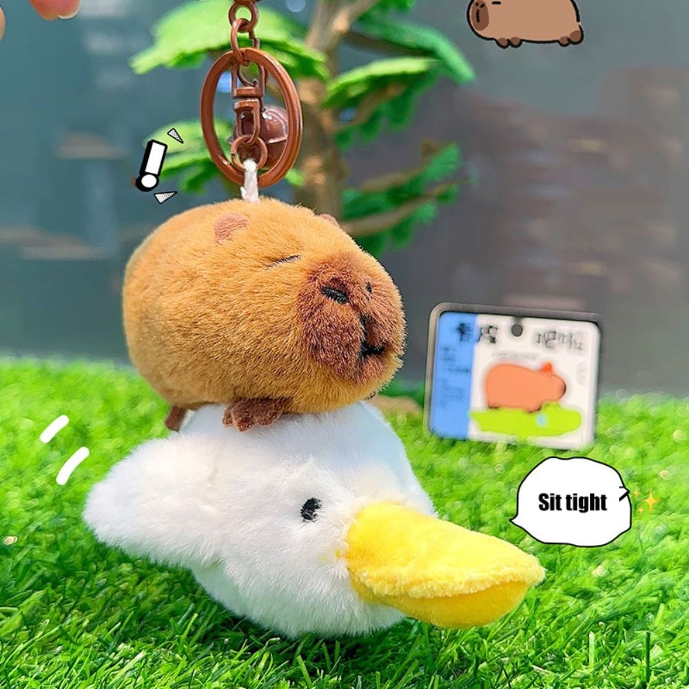 FRTH หนูคาลิปบาร่า จี้ตุ๊กตาคาลิปบาร่า ตุ๊กตาผ้าตุ๊กตา จำลอง Capybara ...