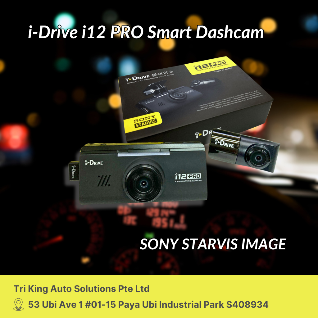 iDrive i12 Pro Full HD Sony Starvis Car Dashcam Recorder | Lazada Singapore
