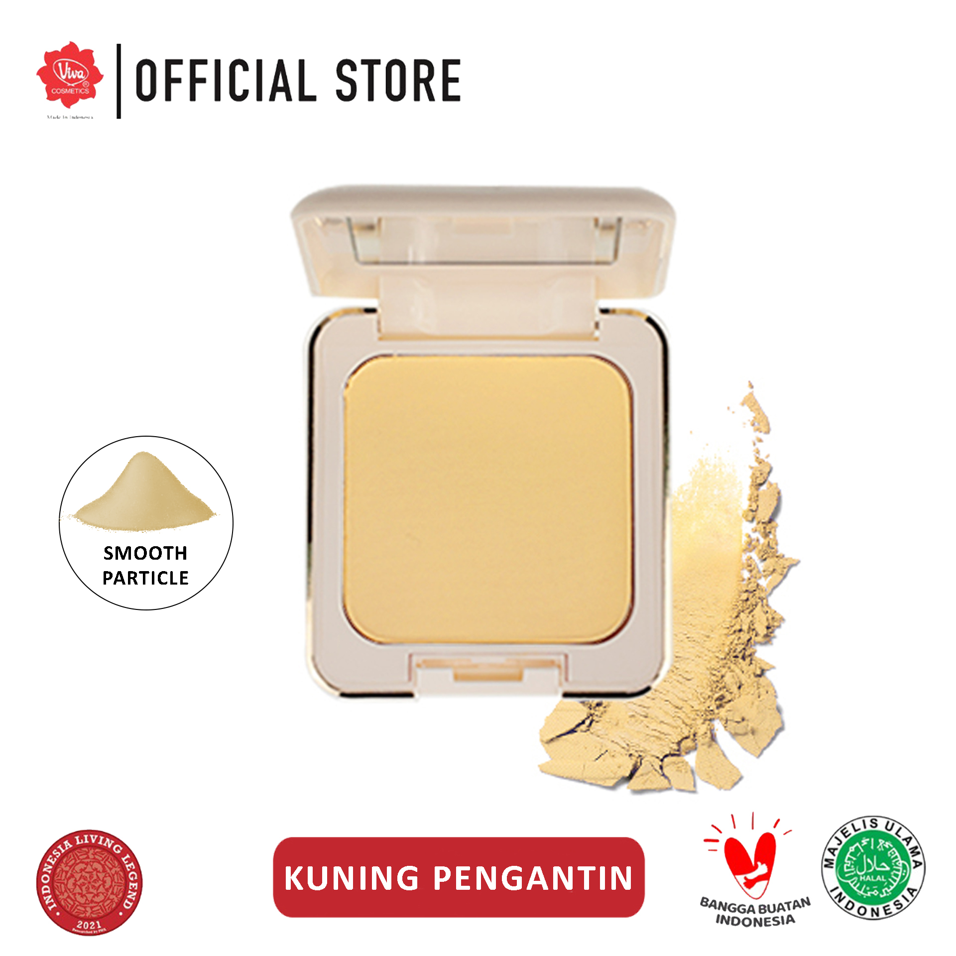 Viva Queen Compact Powder (tersedia 3 varian warna) | Lazada Indonesia