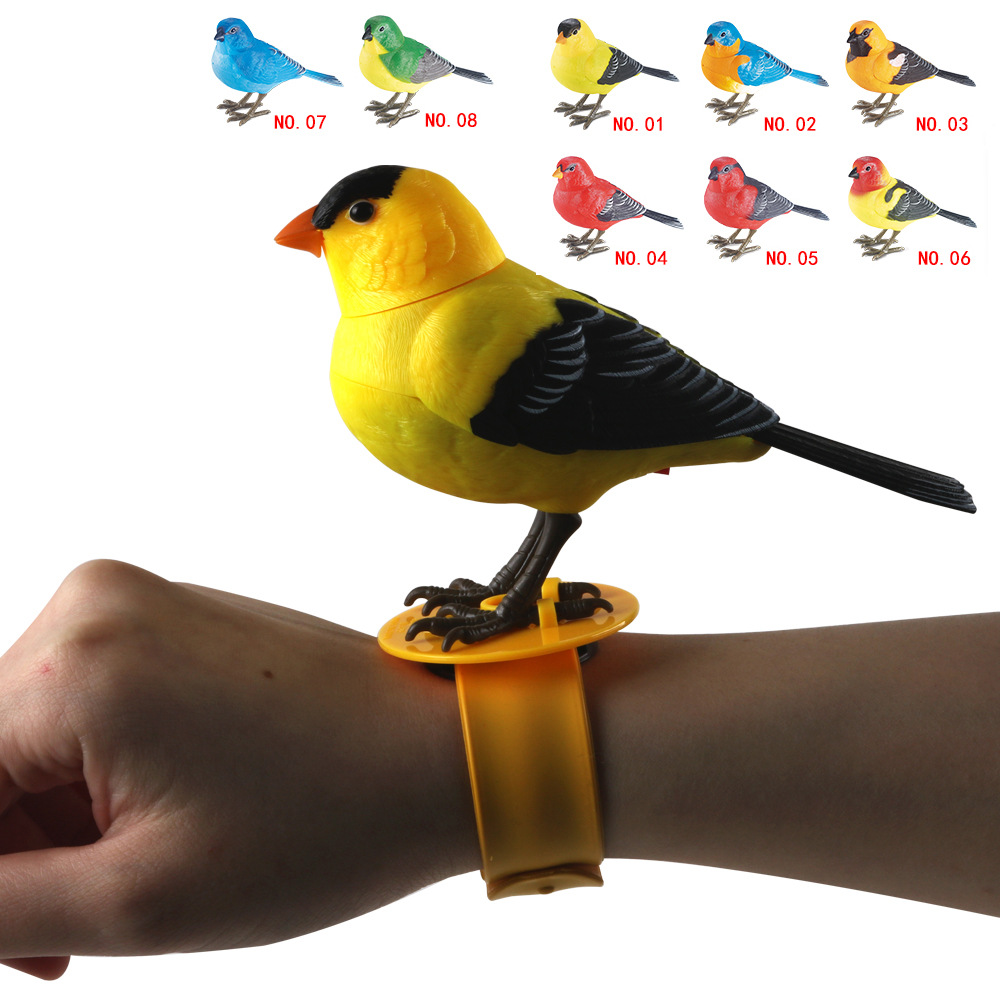 【ClassicNest】Electric Singing Bird Toy Cute Interactive Bird Toy ...