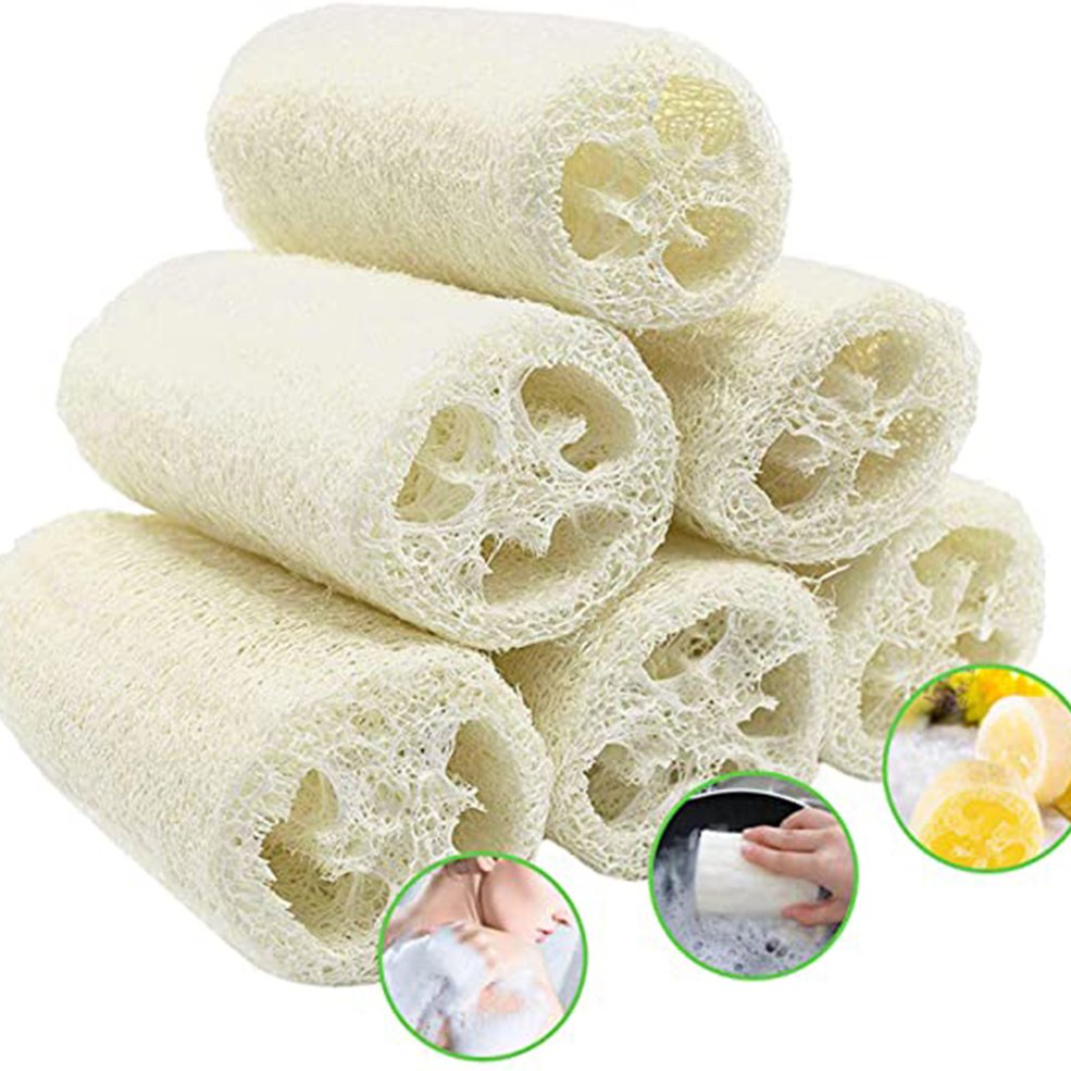 【UrbanNomad】Natural Loofa Luffa Bath Shower Brush Wash Bowly Body ...