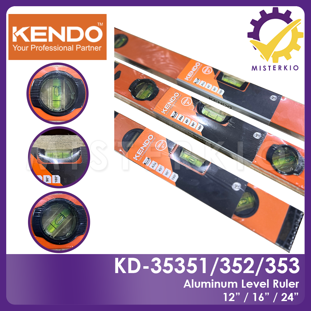 KENDO Multipurpose Aluminum Level Spirit Water Level Balance for Home ...