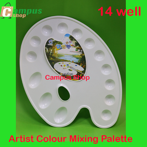 Oil, Watercolor and Acrylic Palette-14 Well | Daraz.com.bd