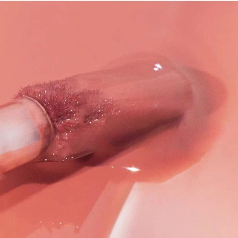 New Jelly Mirror Lip Glaze Transparent Water Glossy Lipgloss Mocha ...