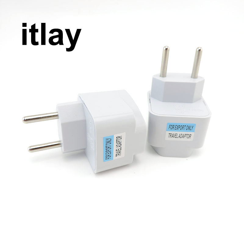 Merlin Irving Shop Universal US/UK/AU/itlay EU Plug Adapter USA To Euro Europe AC Power Wall ...