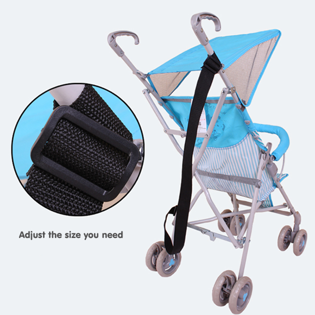 Infant Baby Folding Stroller Pram Carrying Strap Adjustable Safety ...