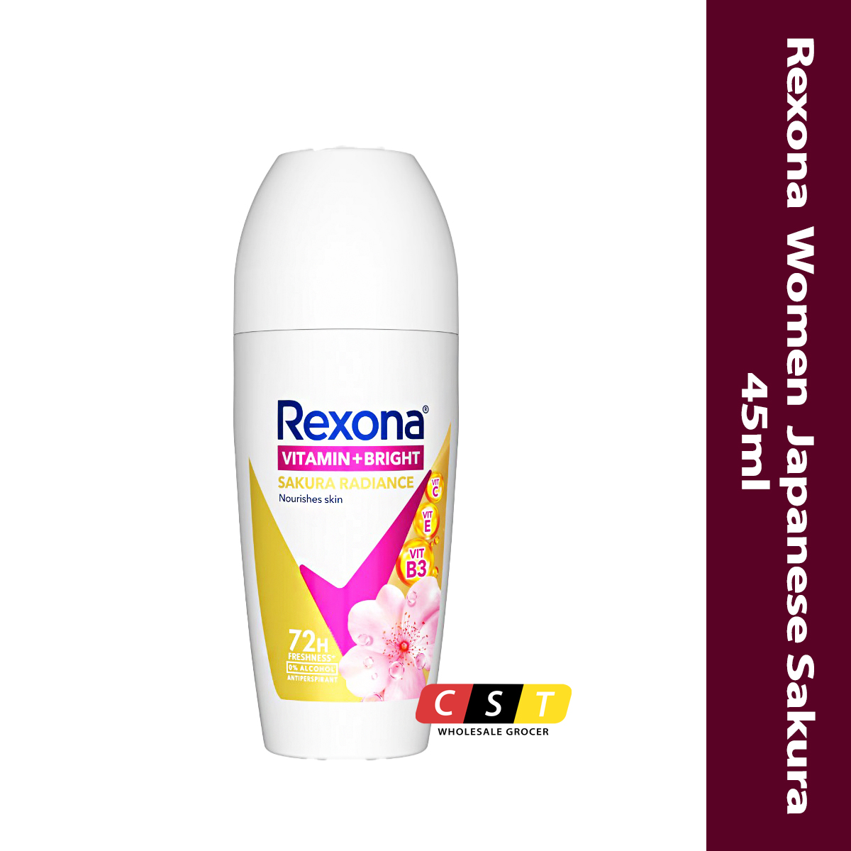 Rexona Deodorant Roll On Women Sakura Radiance 45ml | Lazada
