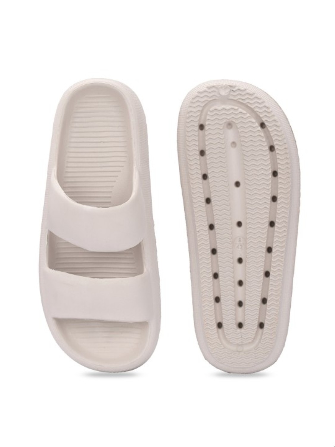 HRX By Hrithik Roshan Beige Rubber Sliders For Men | Daraz.com.np