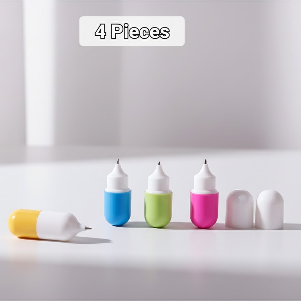 4 Pieces Capsule Pen for Kids (4 Pieces) | Daraz.com.bd