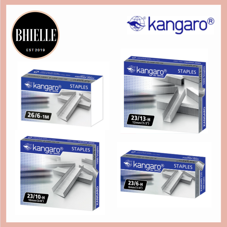 KANGARO Heavy Duty Staple Wire (Sold per Box) 1000 BYTES | Lazada PH