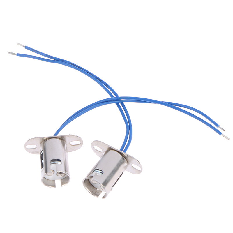 2pcs/lot 1157 BA15D LED Light Bulb Socket LED Bulb Holder Cable Wire ...
