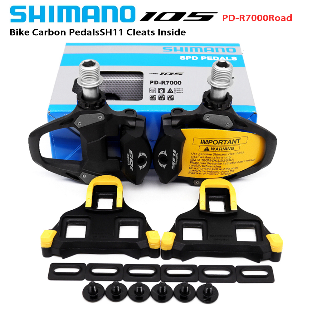 SHIMANO PD R540 105 R7000 Road Bike Pedals Carbon Self-Locking Pedals ...