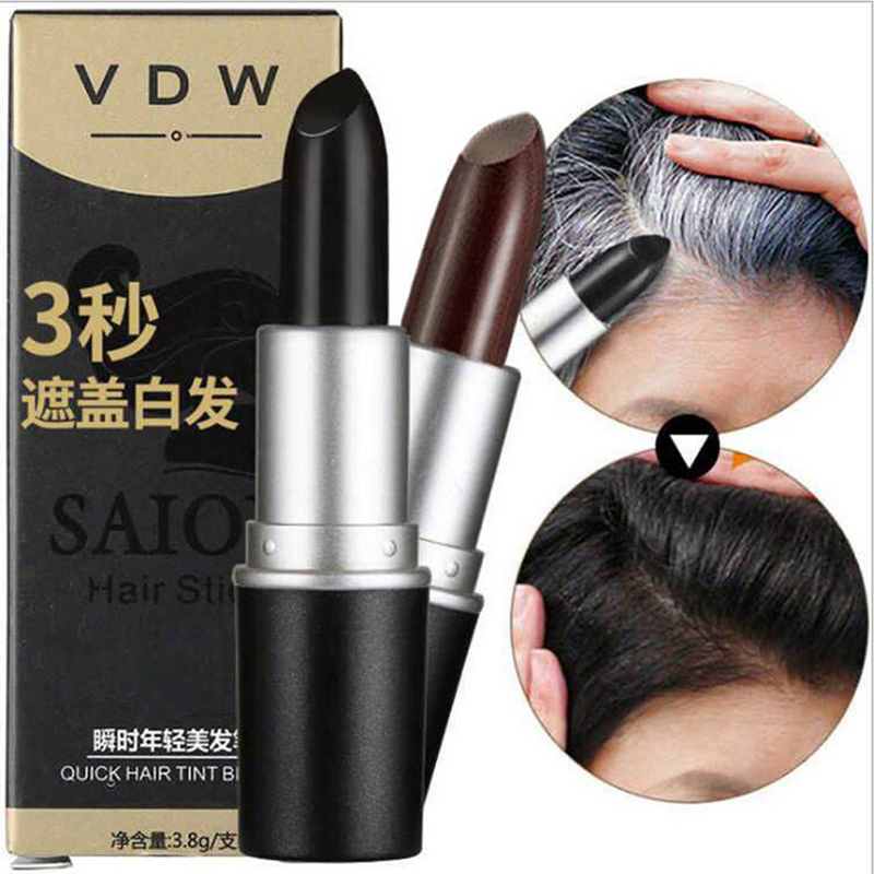 Temporary Hair dye Instant Gray Root Coverage Hair Color Modify Cream ...
