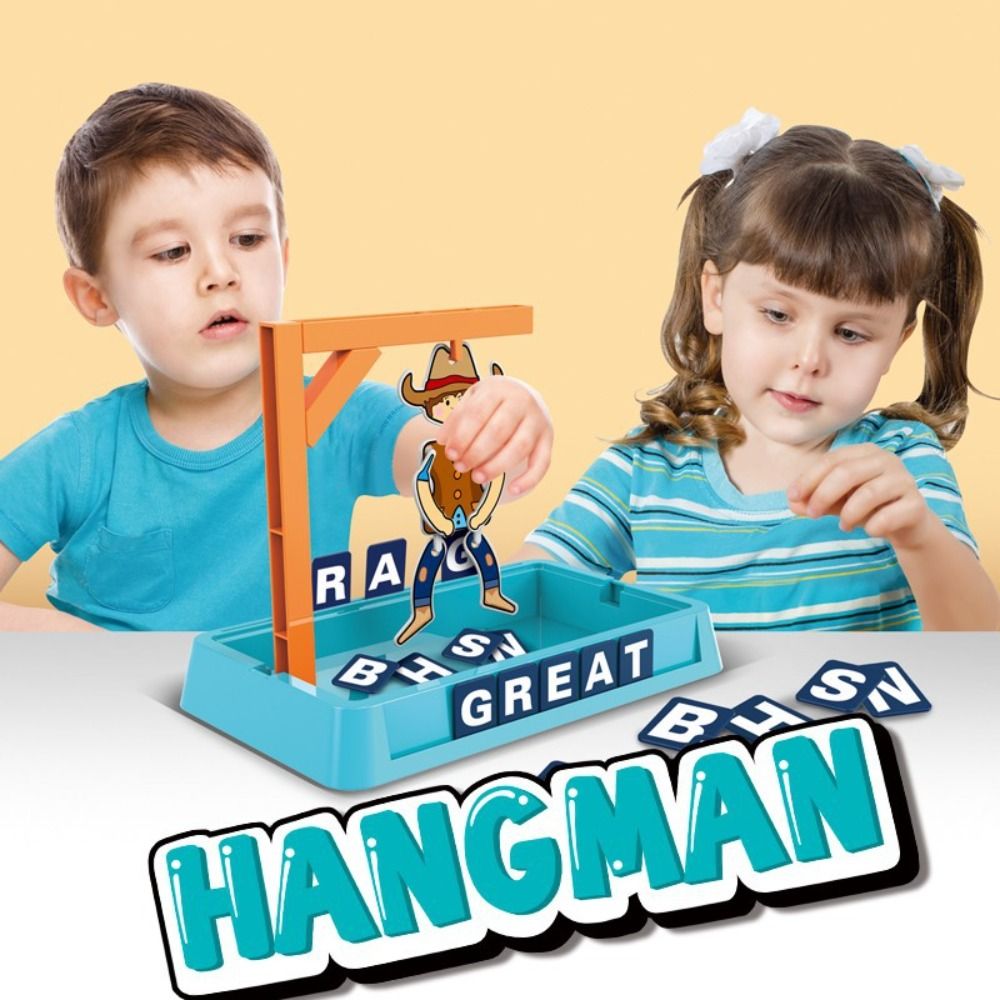 Educational Toy Multiplayer Magnetic Hangman Board Games Interactive ...
