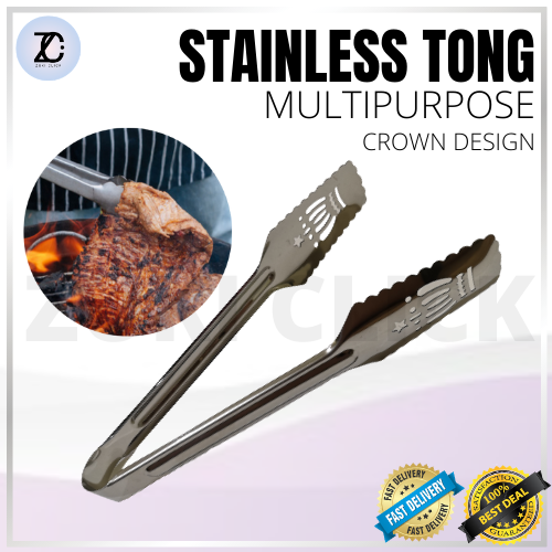 Stainless Tong Multipurpose Crown Tong Design Durable Tong Barbeque ...