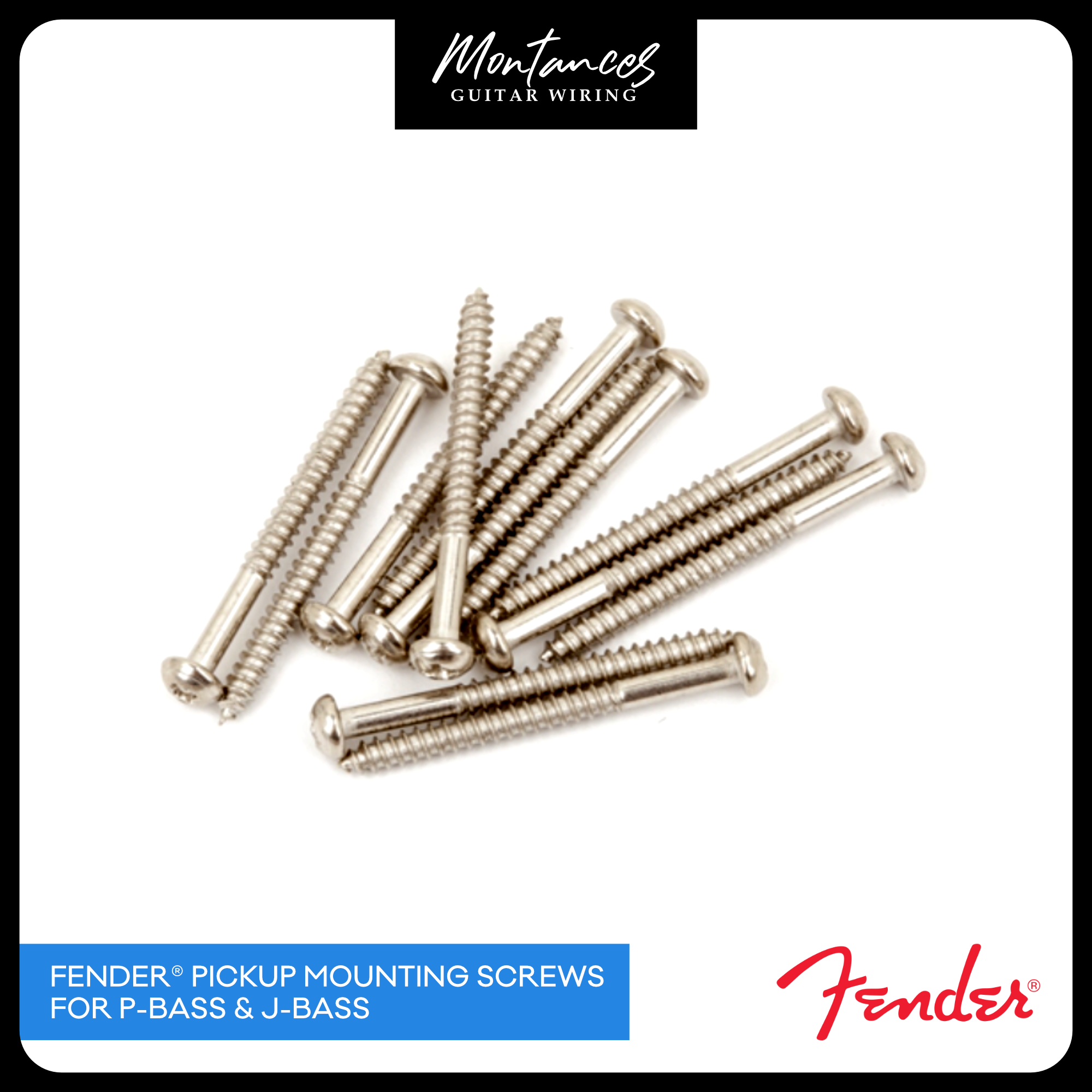 Fender® Pickup Mounting Screws for P-Bass & J-Bass | Lazada PH