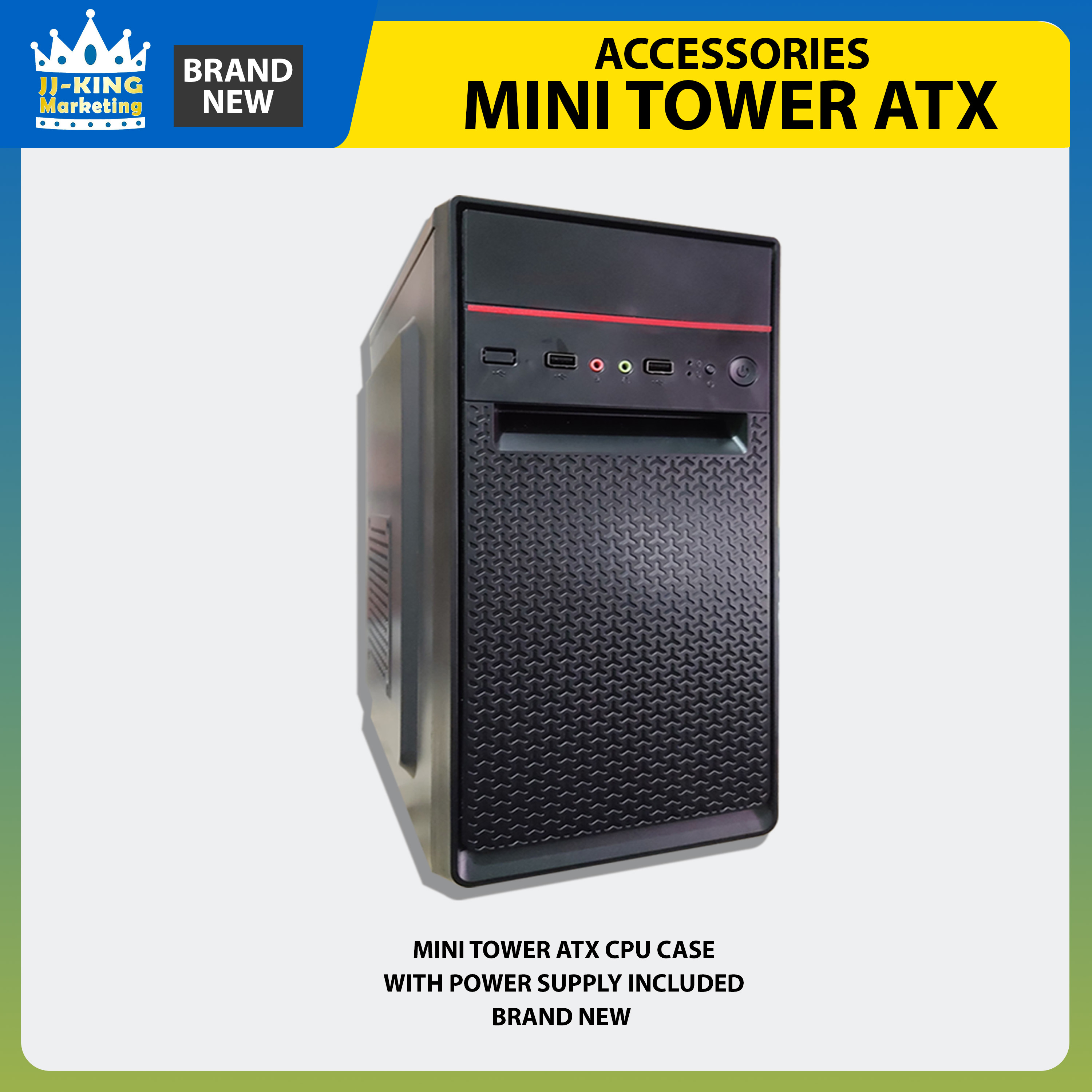 MINI TOWER ATX CPU CASE WITH POWER SUPPLY / BRAND NEW / | Lazada PH