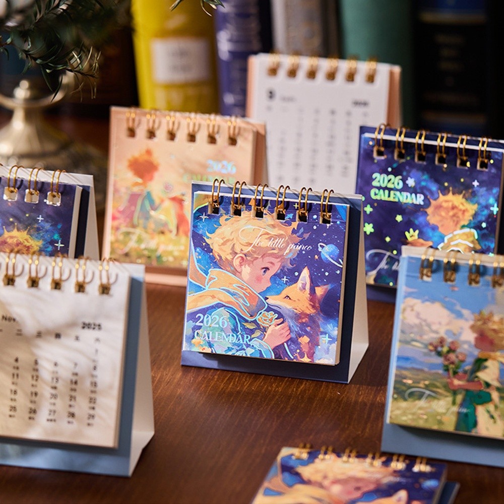 Creative Little Prince 2026 Desk Calendar Portable Desktop Decoration ...