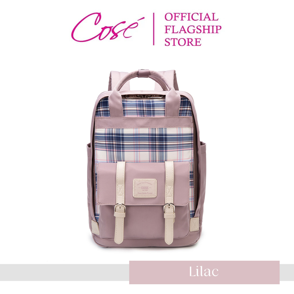 Cosé Sigrid Plaid Backpack | Lazada PH
