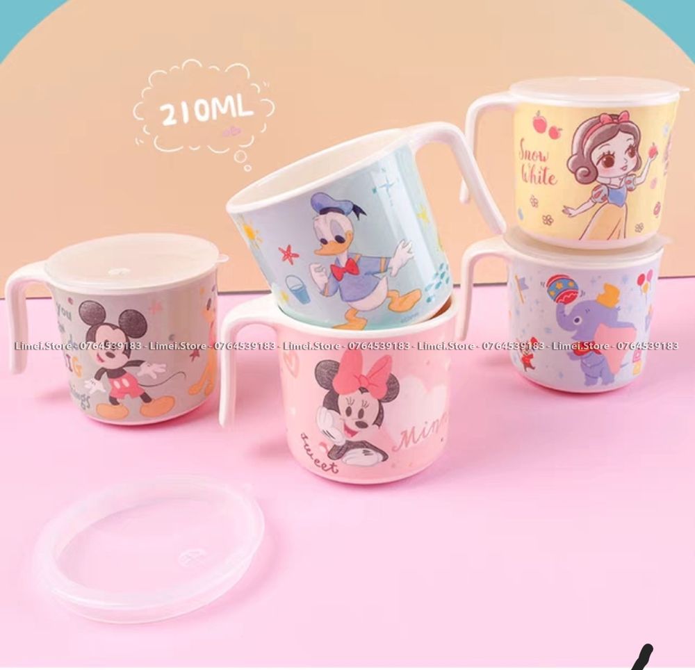 Ly nhựa uống nước melamine có nắp có quai Froz