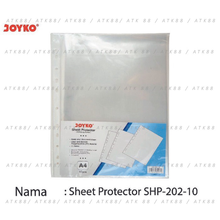 Map Plastik Sheet Protector Joyko SHP-202-10 | Lazada Indonesia