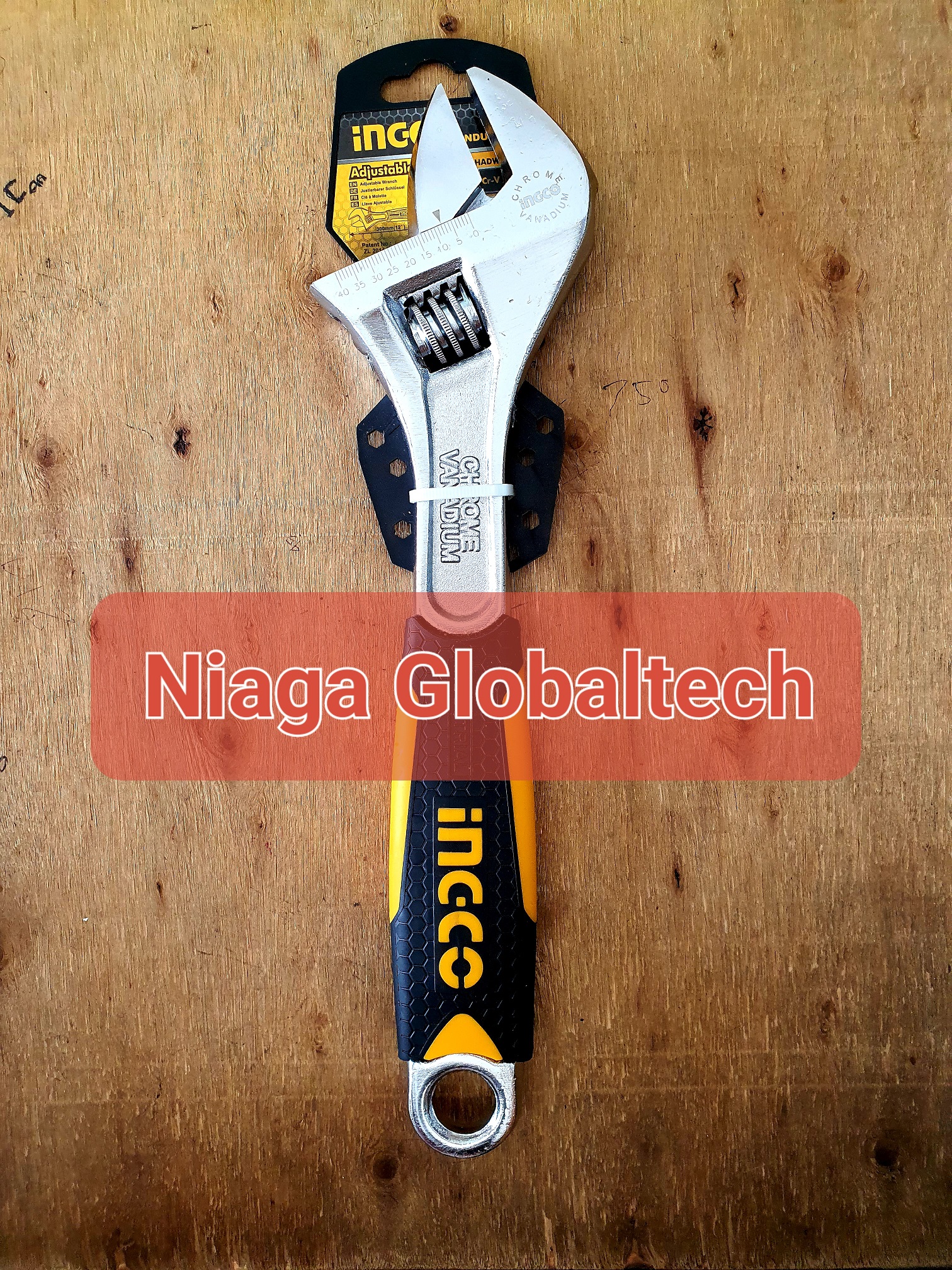 INGCO KUNCI INGGRIS 12" 12IN ADJUSTABLE WRENCH INDUSTRIAL INGCO ...