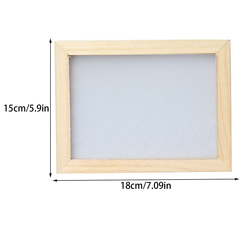 Paper Making Frame Screen DIY Wood Paper Making Papermaking Mould ...