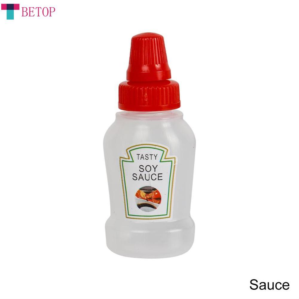 Mini Sauce Bottle Refillable Ketchup Honey Salad Containers Squeeze ...
