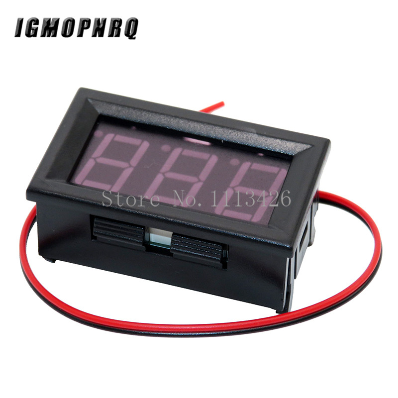 【InnovateWorld】Mini Digital Voltmeter DC 4.5V to 30V Digital Voltmeter ...