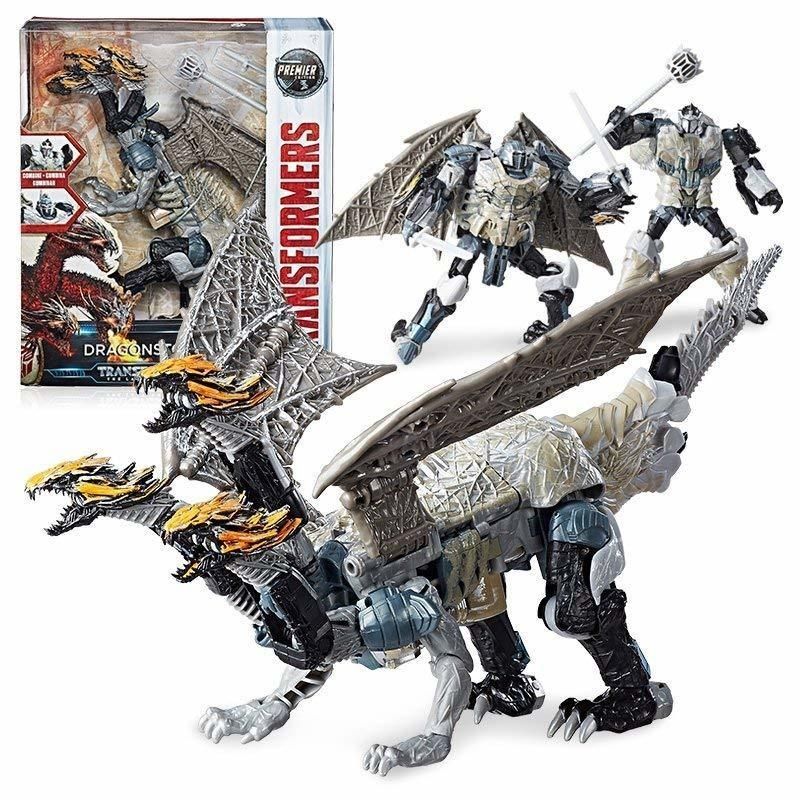 Hasbro Genuine Transformers Movie 5 Leader Level Three-headed Dragon ...