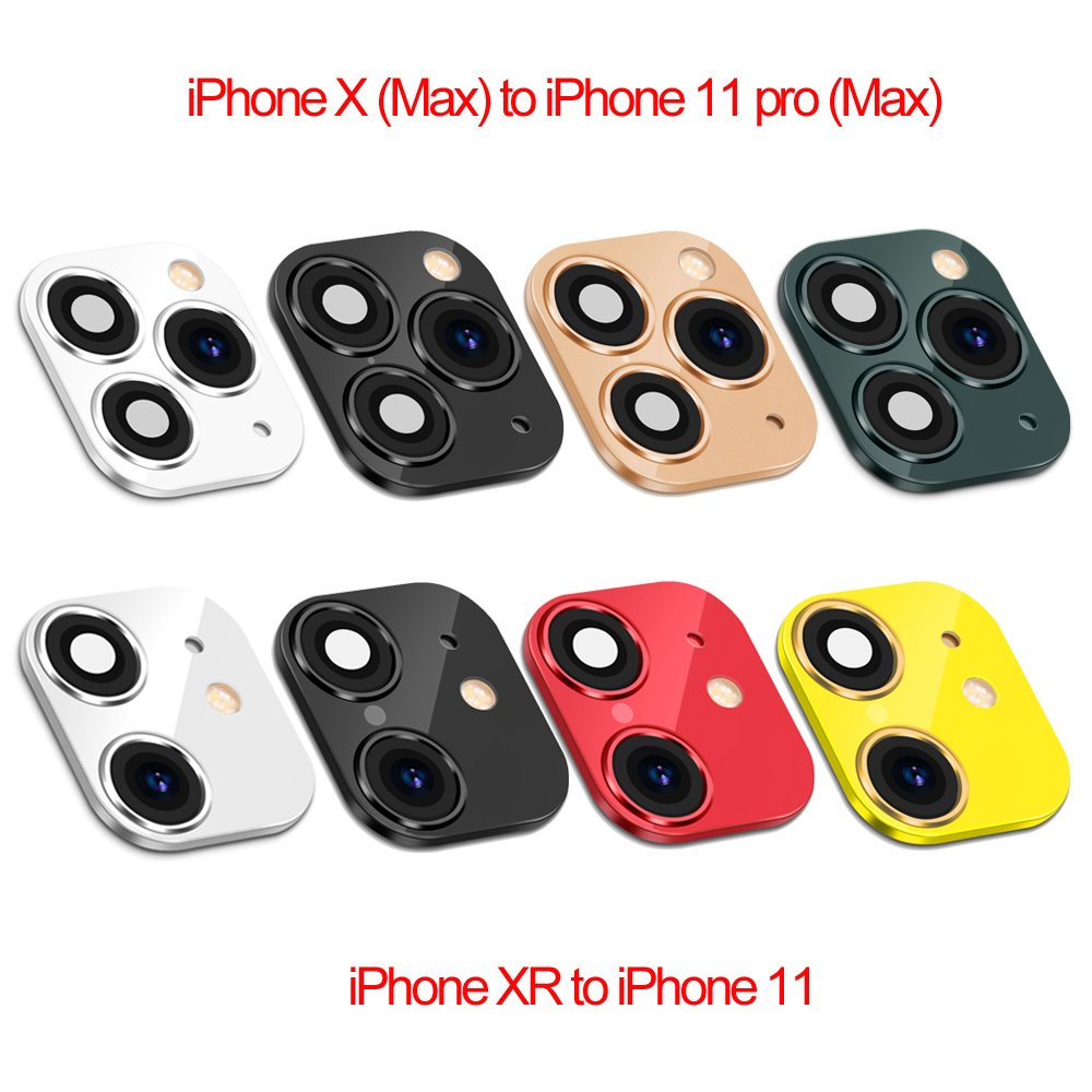 For i XR/X Seconds Upgrade to i 11 Pro Max Fake Camera Lens Sticker ...
