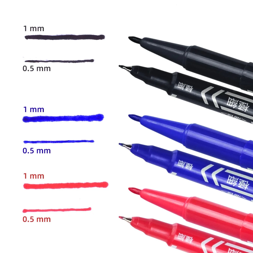 Aweisuan Hot Sale 10PCS Dual-tips Tattoo Marker Pen Waterproof ...