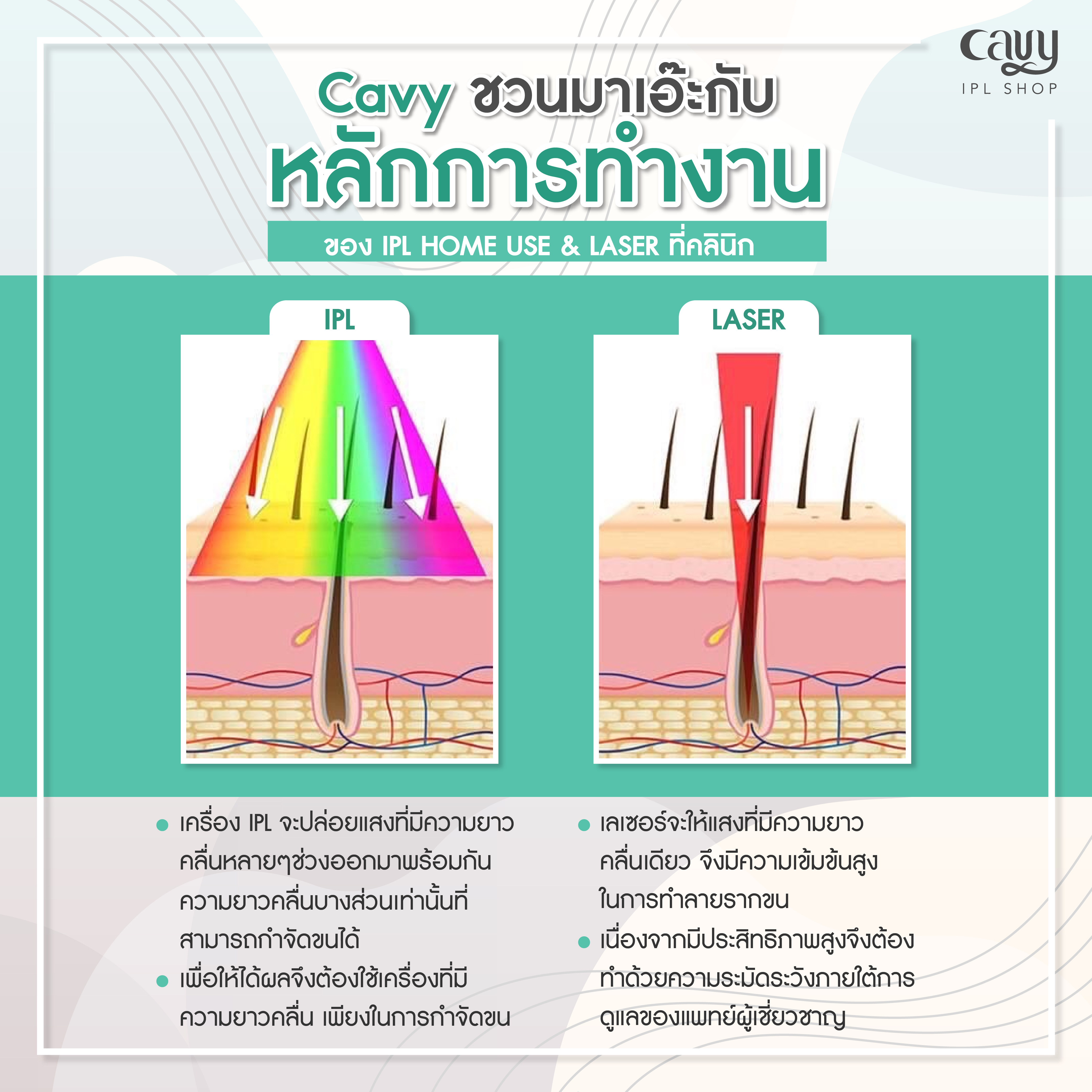 เลเซอร์กำจัดขน CAVY PLUS IPL 3in1 + โหมดเย็น มีรับประกัน 1 ปี (ผ่อนได้ ...