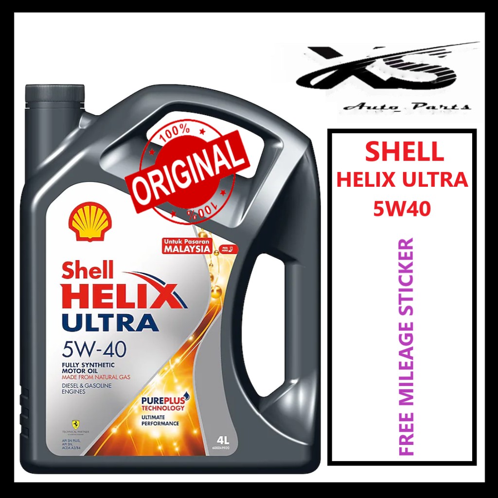 《Hot sales》 100 ORIGINAL Shell Helix ULTRA 5W40 Fully Synthetic Engine ...