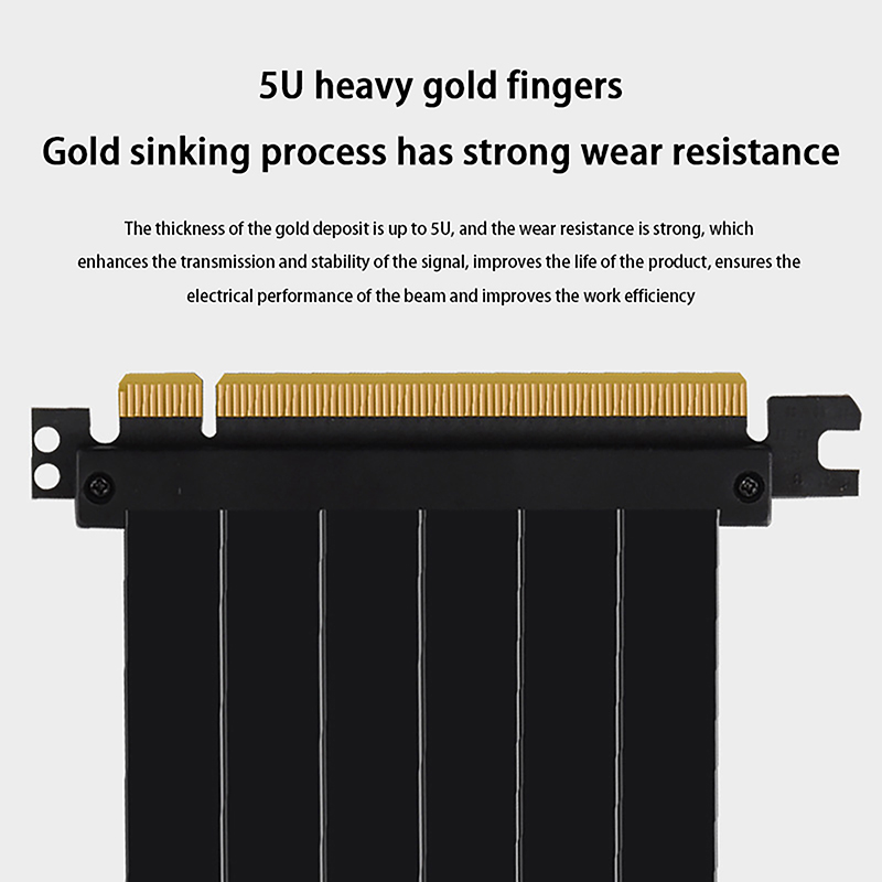 Full Speed PCIE 3.0 4.0 16x Riser Cable Graphics Card Extension Cable ...