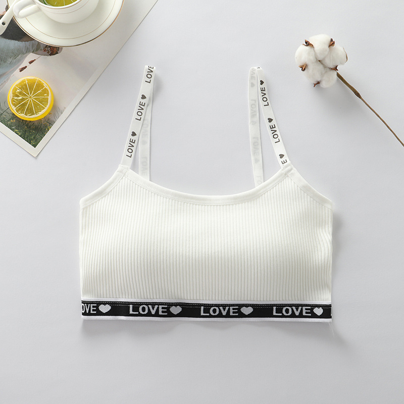 Girls Underwear Junior High School Students Sports Bras for Kids ...