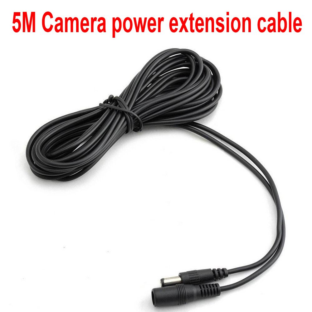 Power Supply Adapter 1m/2m/3/m/5m/10m LED Strip For CCTV DC 12V Camera ...