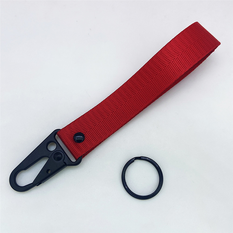 Hot Universal Car Keychain Lanyard Hanging Strap with Metal Key Holder ...