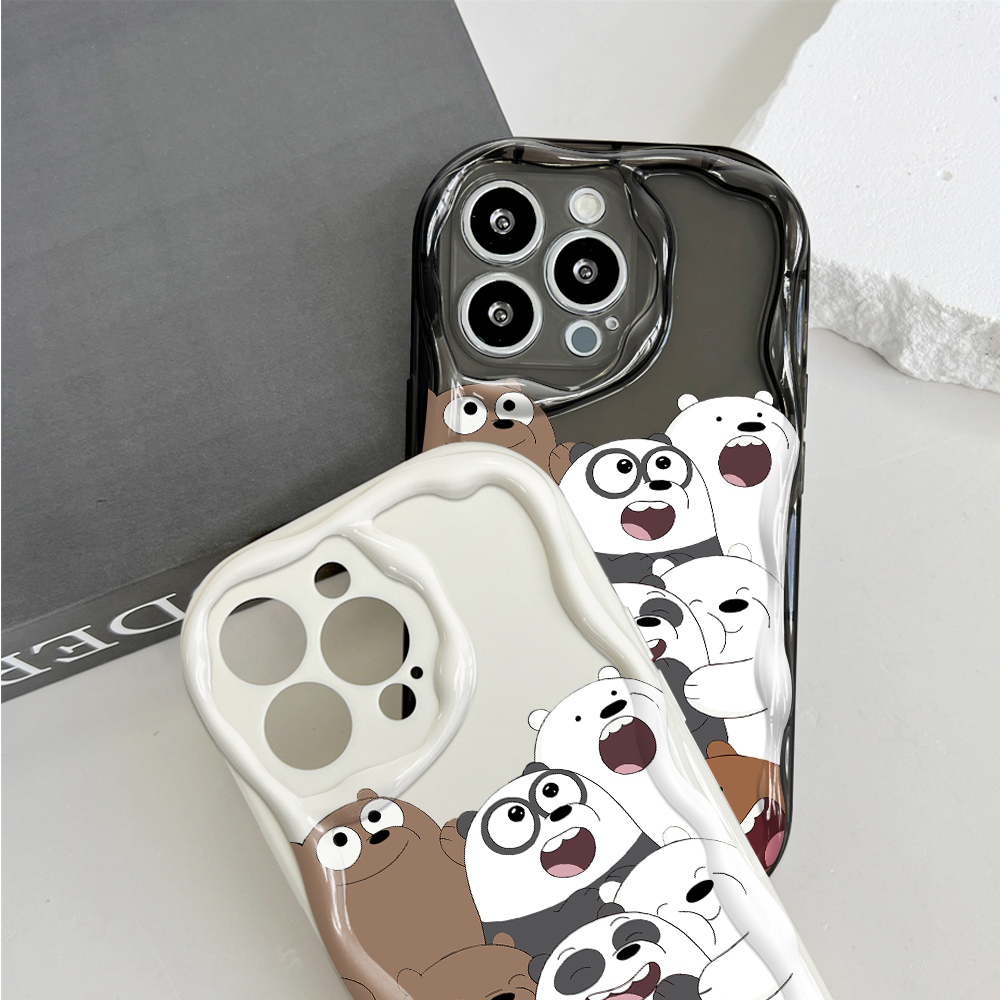 Hotinga for Infinix Note 50 4G Note 50 Pro 4G Back Cover Cute Bears ...