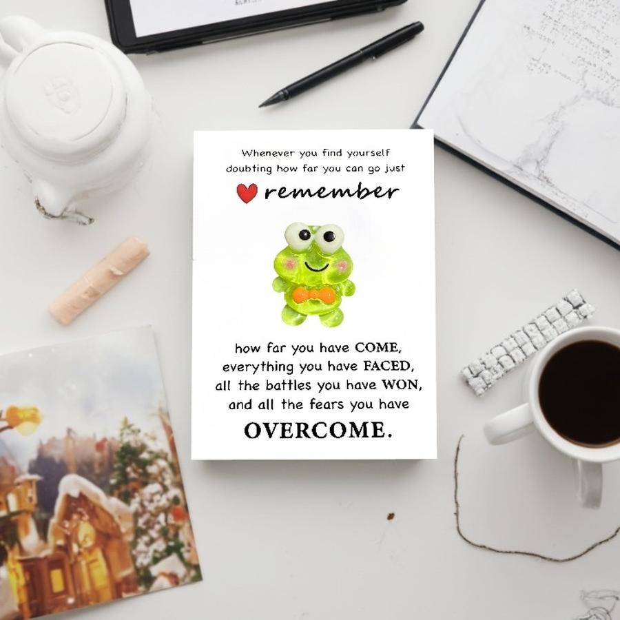 1-100 2D Flat Inspirational Positive Cucumber frog Emotional Support ...