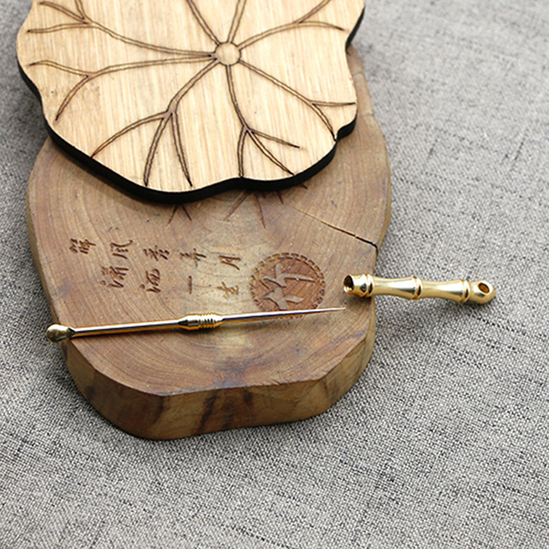 Multi-function Toothpick Outdoor Portable Toothpick Brass Titanium ...